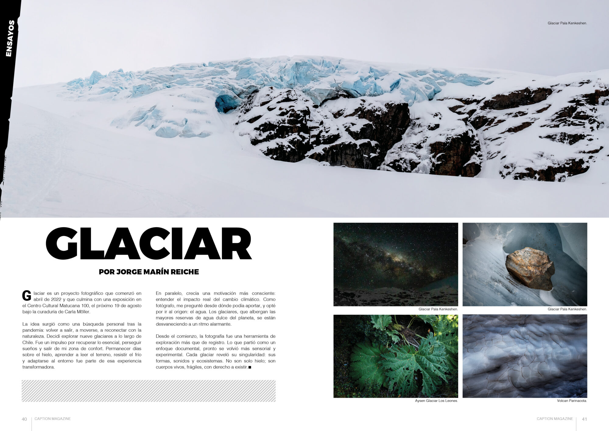Jorge Marín Reiche: Glacier – Caption Magazine