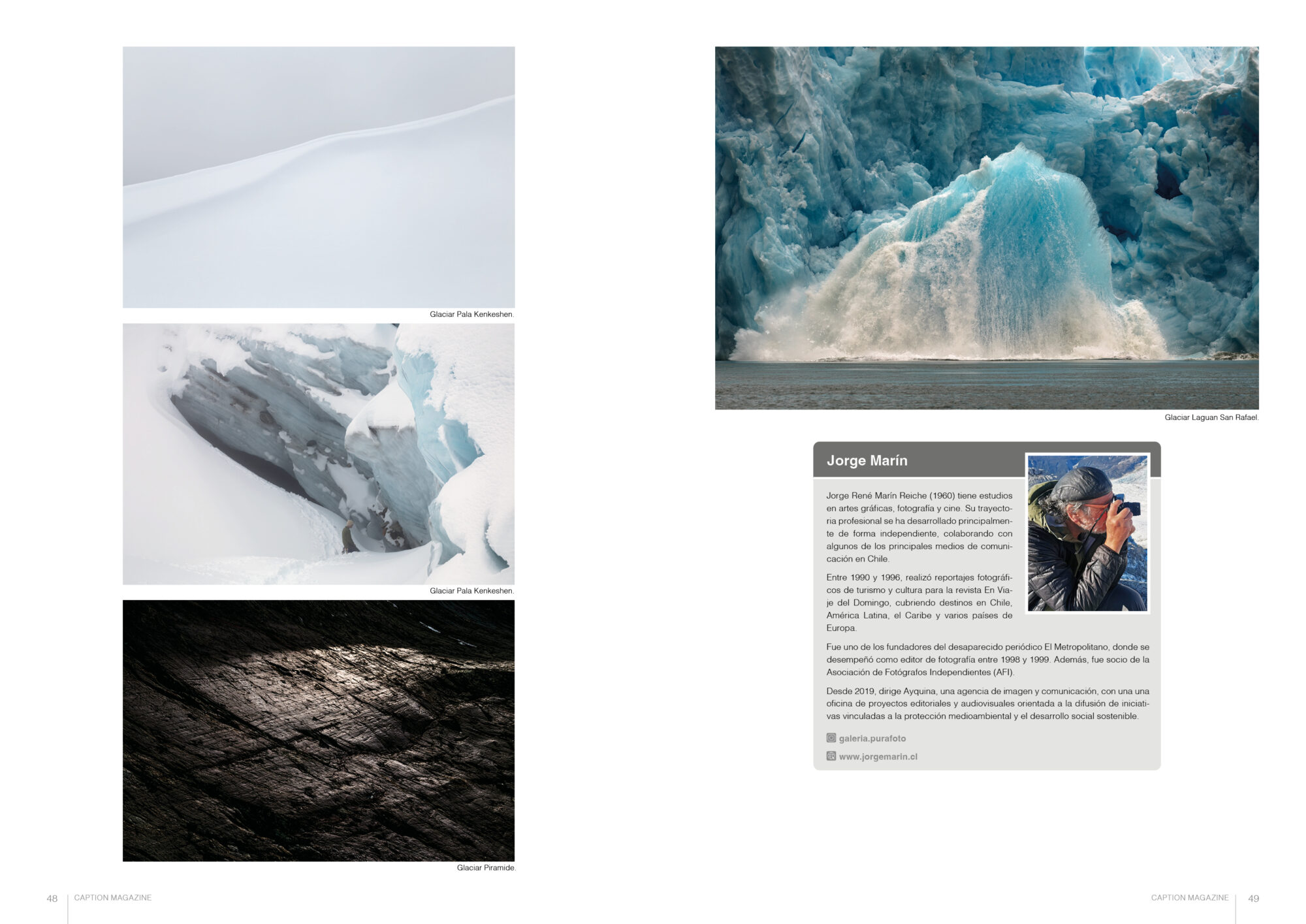 Jorge Marín Reiche: Glacier – Caption Magazine